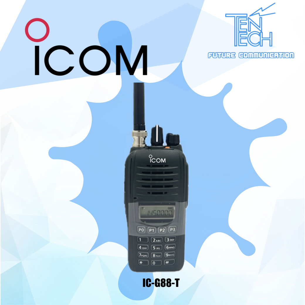 วิทยุสื่อสาร ICOM รุ่น IC-G88-T | วิทยุสื่อสาร บริษัท เท็นเท็ค คอมมูนิ ...