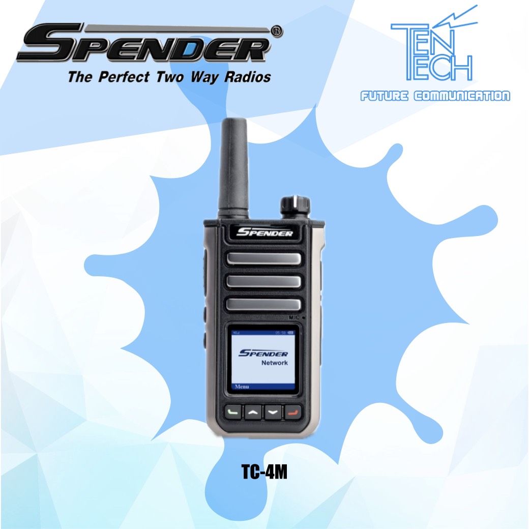 วิทยุสื่อสาร SPENDER รุ่น TC-4M | วิทยุสื่อสาร บริษัท เท็นเท็ค คอมมูนิเคชั่น จำกัด