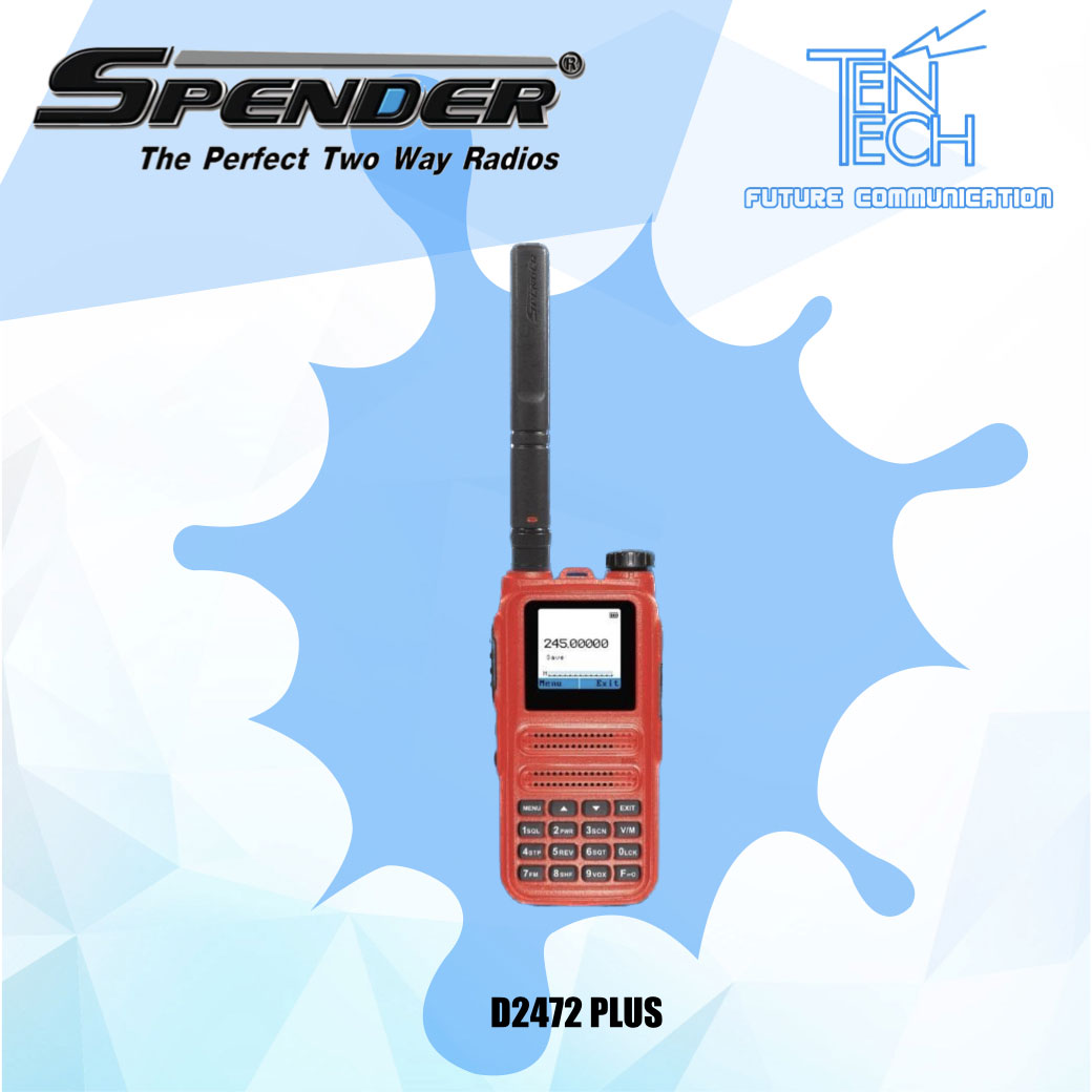 วิทยุสื่อสาร SPENDER รุ่น D2472 PLUS | วิทยุสื่อสาร บริษัท เท็นเท็ค คอม ...